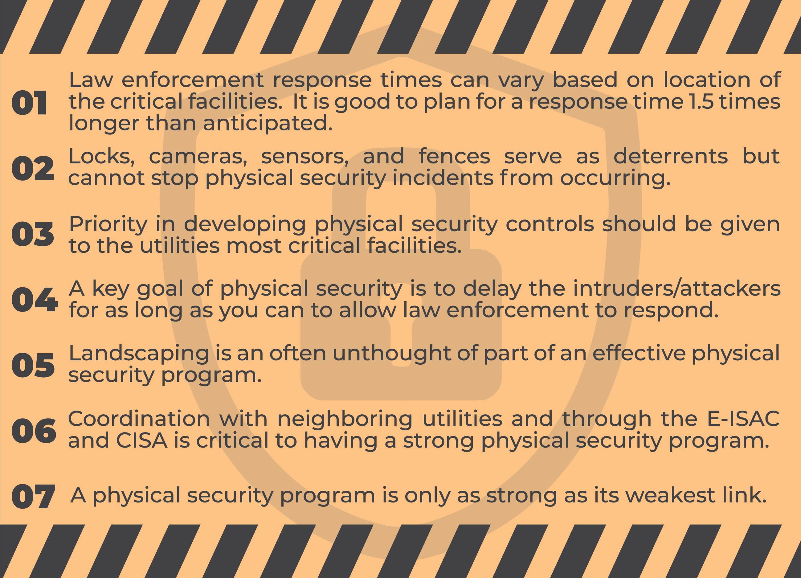 ENHANCING PHYSICAL SECURITY FOR CRITICAL ELECTRIC SYSTEM FACILITIES