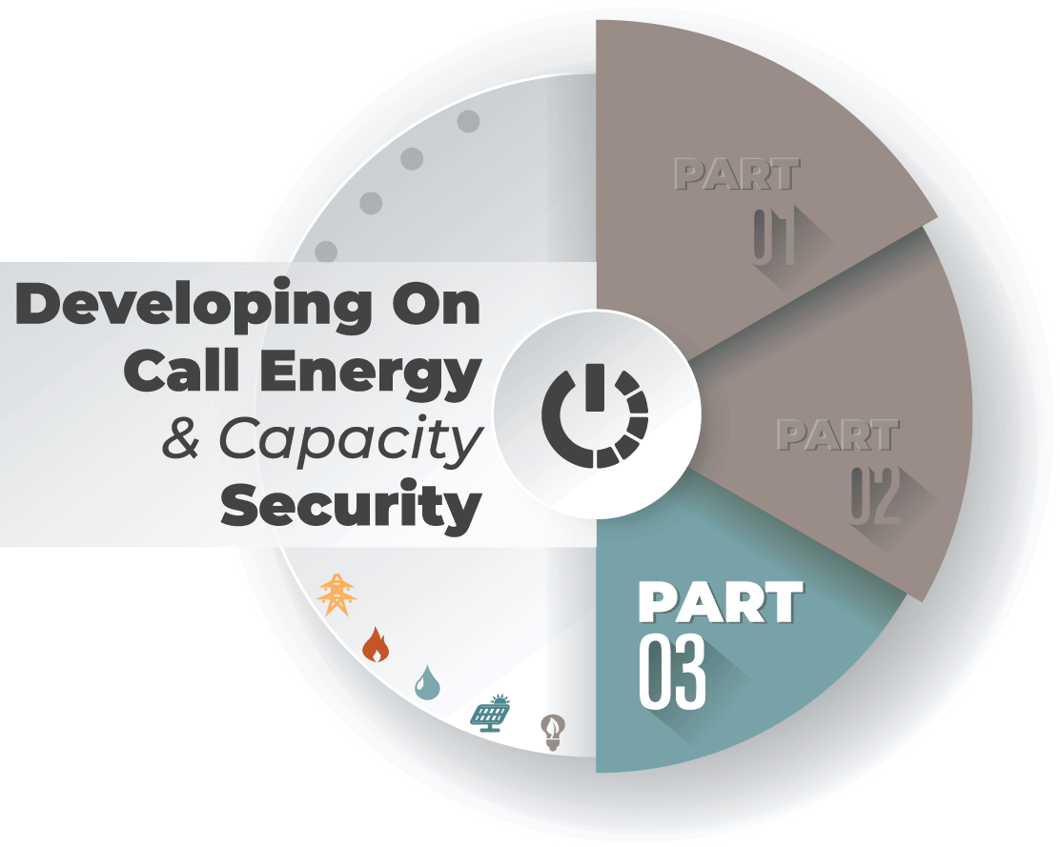 Developing On Call Energy & Capacity Security - Part 3