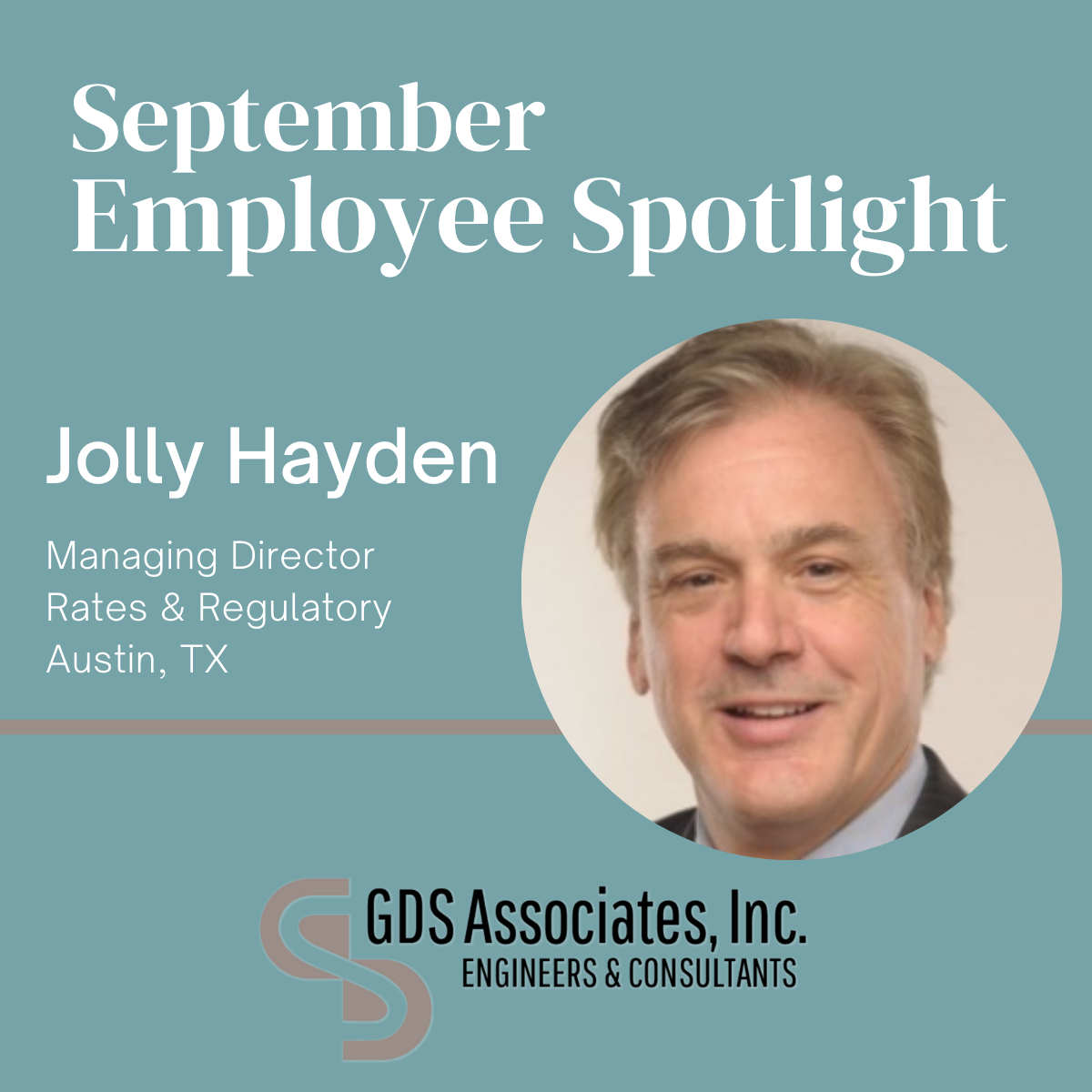 EMPLOYEE SPOTLIGHT - Jolly Hayden